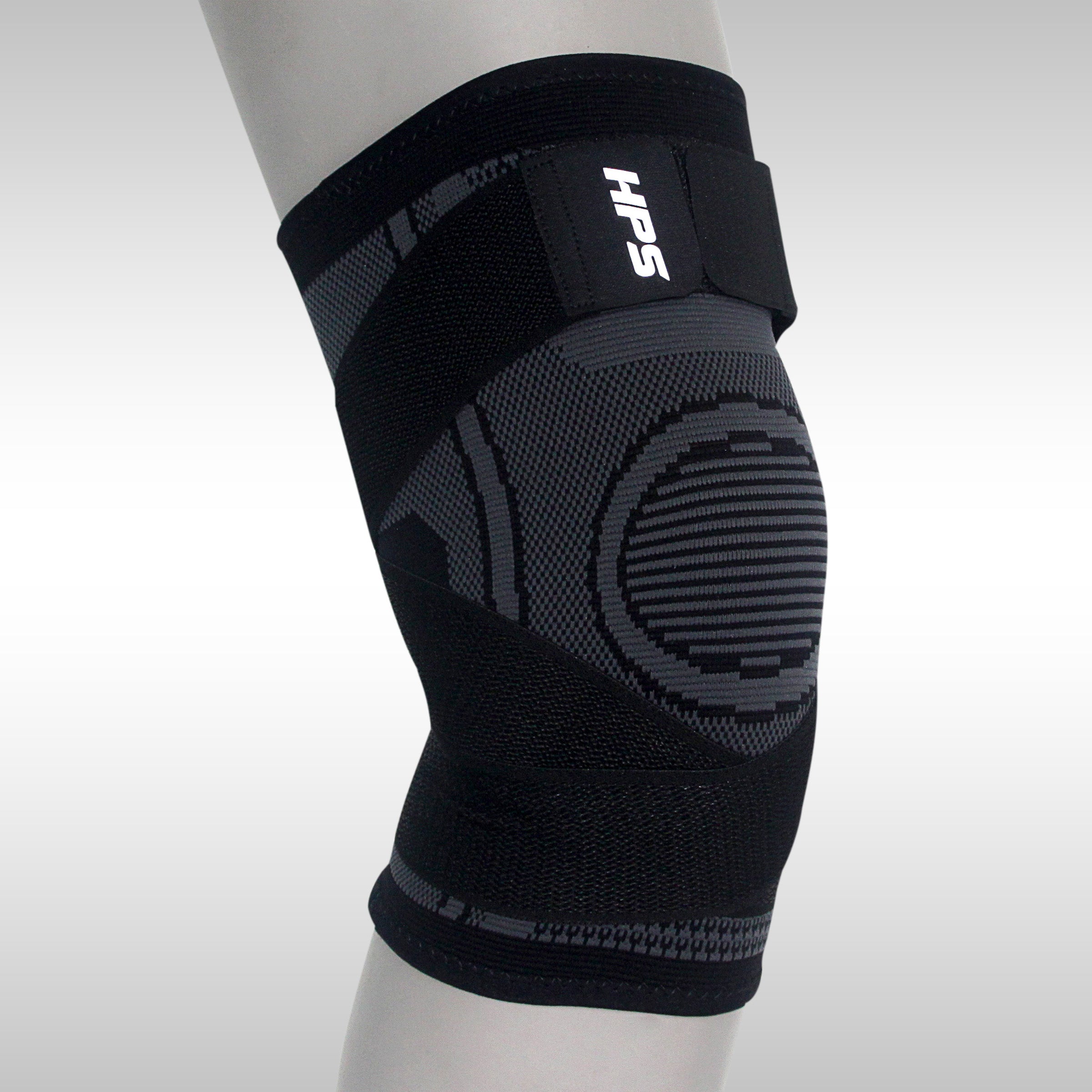 HPS | KNEE SUPPORT BLACK LARGE | CSI-SU119A – sportshouse.ph