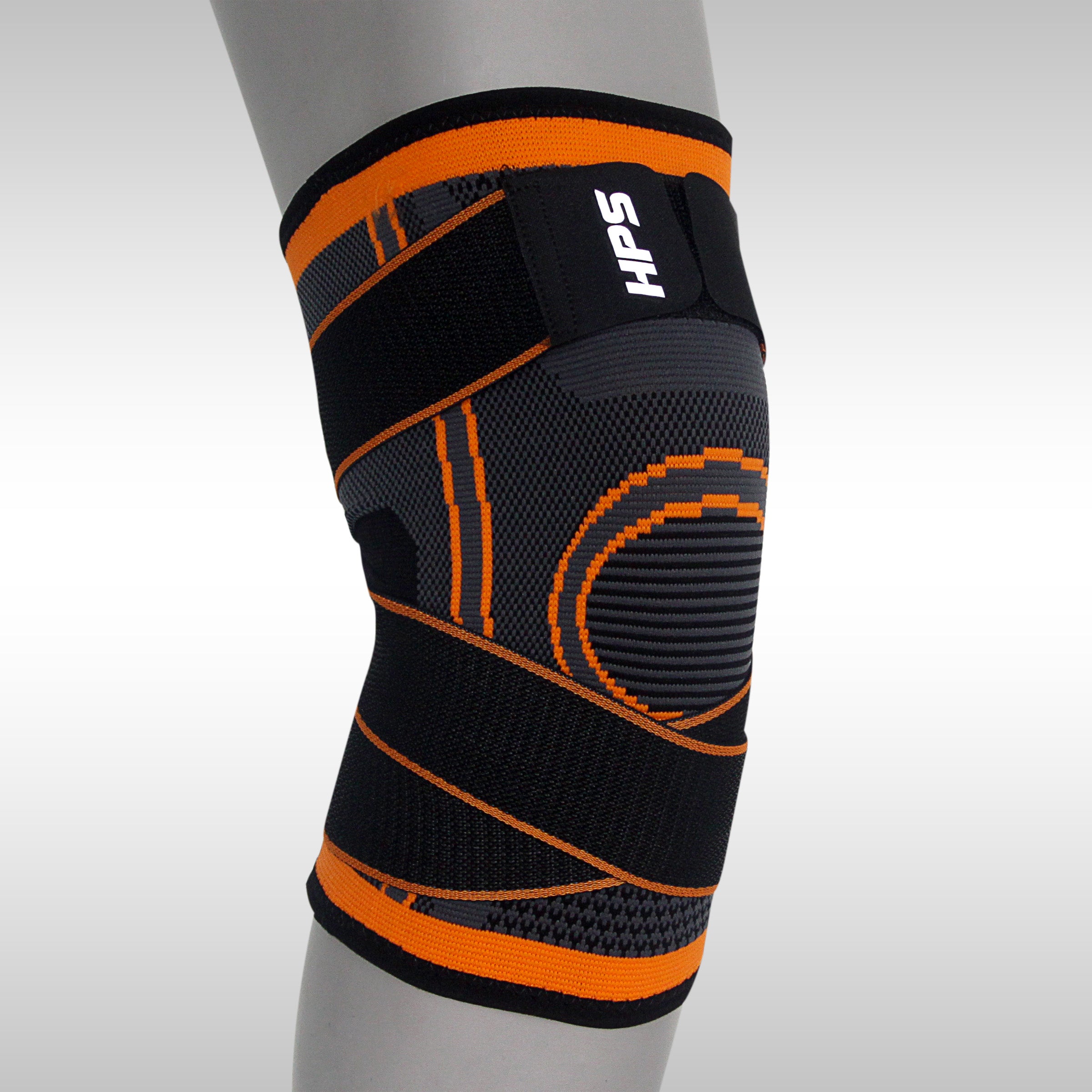 HPS | KNEE SUPPORT ORANGE LARGE | CSI-SU119B – sportshouse.ph